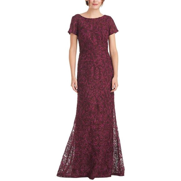 JS Collections | Dresses | Js Collections Womens Jolene Purple Soutache ...